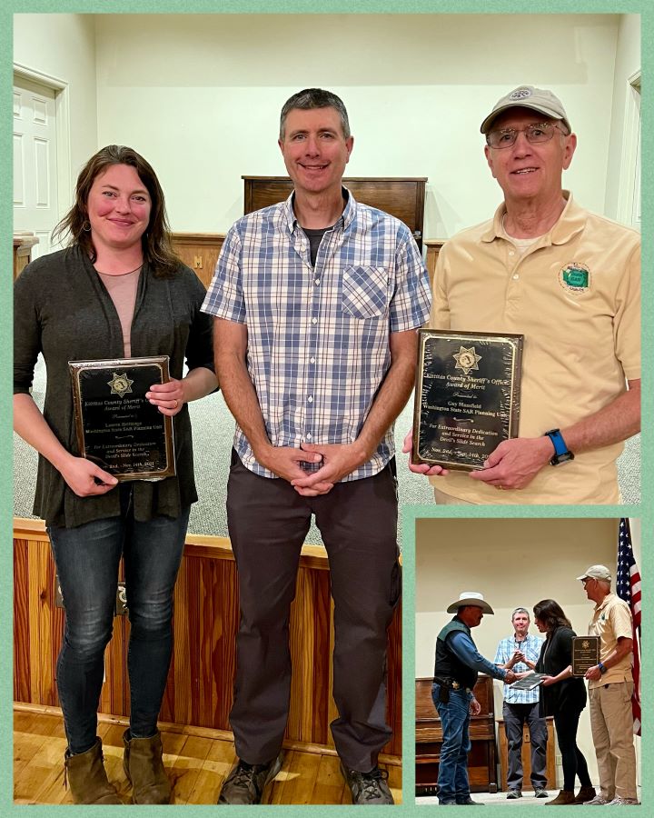 Recognition, Well Deserved - Washington State SAR Planning Unit